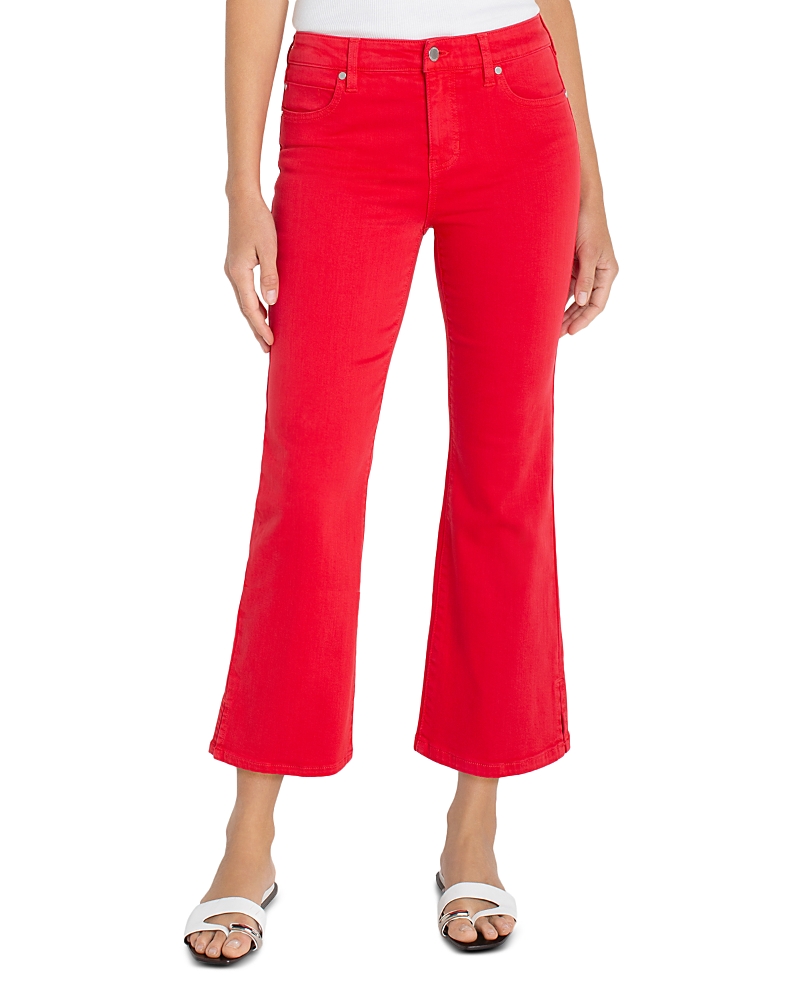 LIVERPOOL Hannah High-Rise Crop Flare Jeans